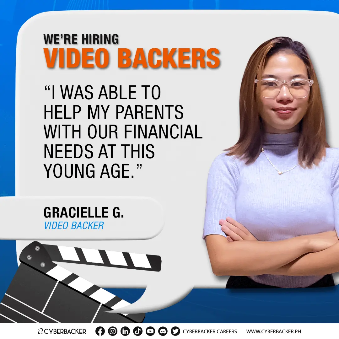 We are hiring Video Backers - Cyberbacker Careers