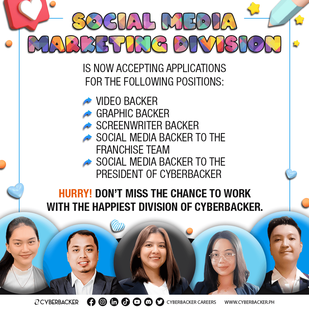 SMM Urgent Hirings - Cyberbacker Careers SMM Urgent Hirings - Cyberbacker Careers