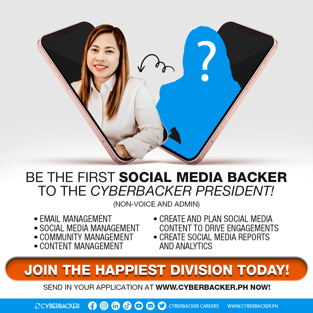 Social media backer to the president - Cyberbacker Careers