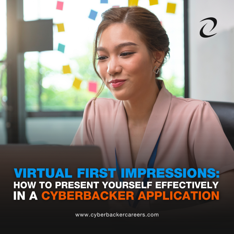 Virtual First Impressions: How to Present Yourself Effectively in Your Cyberbacker Application ...